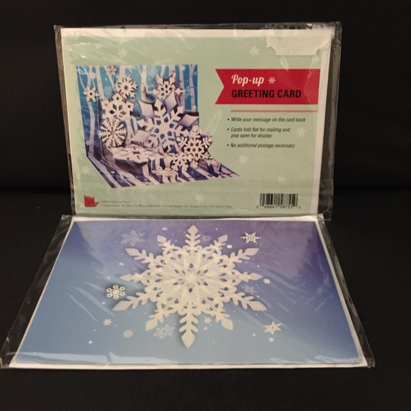 Holiday | Pop Up Snowflake Greeting Cards Set Nwt | Poshmark